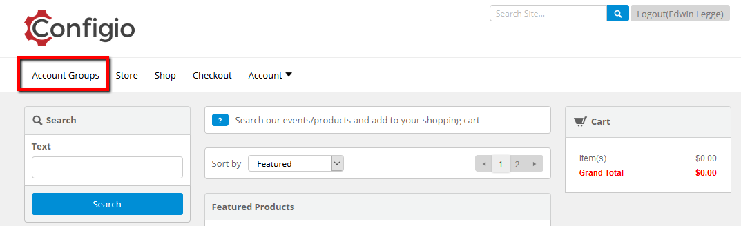 Account Groups Overview – Configio