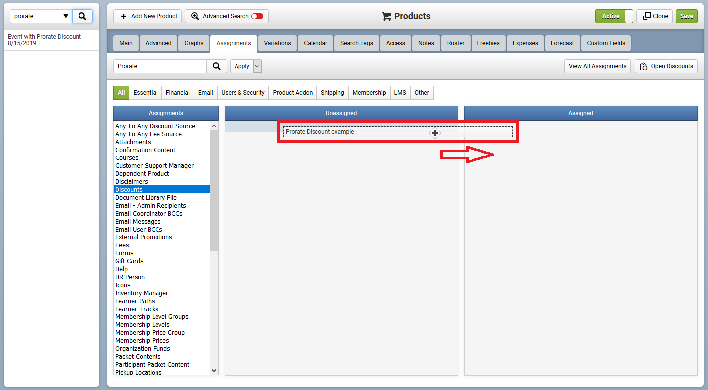 Prorate Discount – Configio