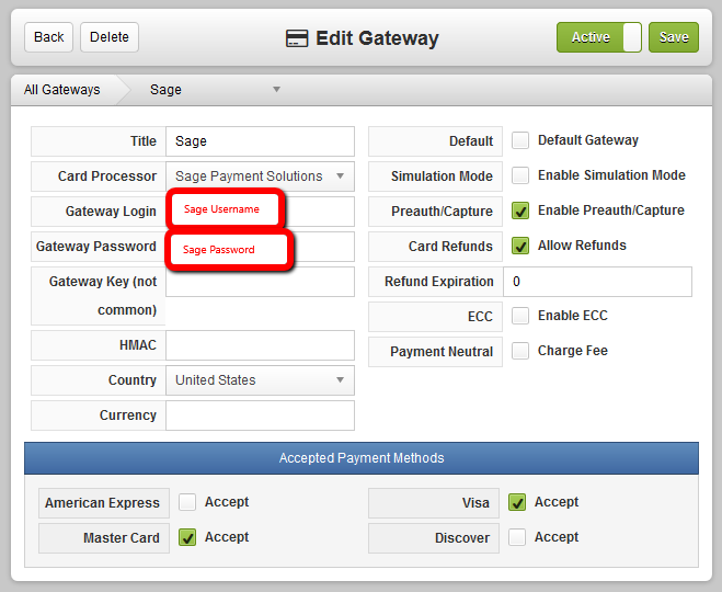 Setting up your Sage Payment Gateway – Configio