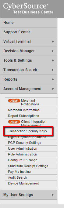 Setting up your CyberSource Gateway – Configio